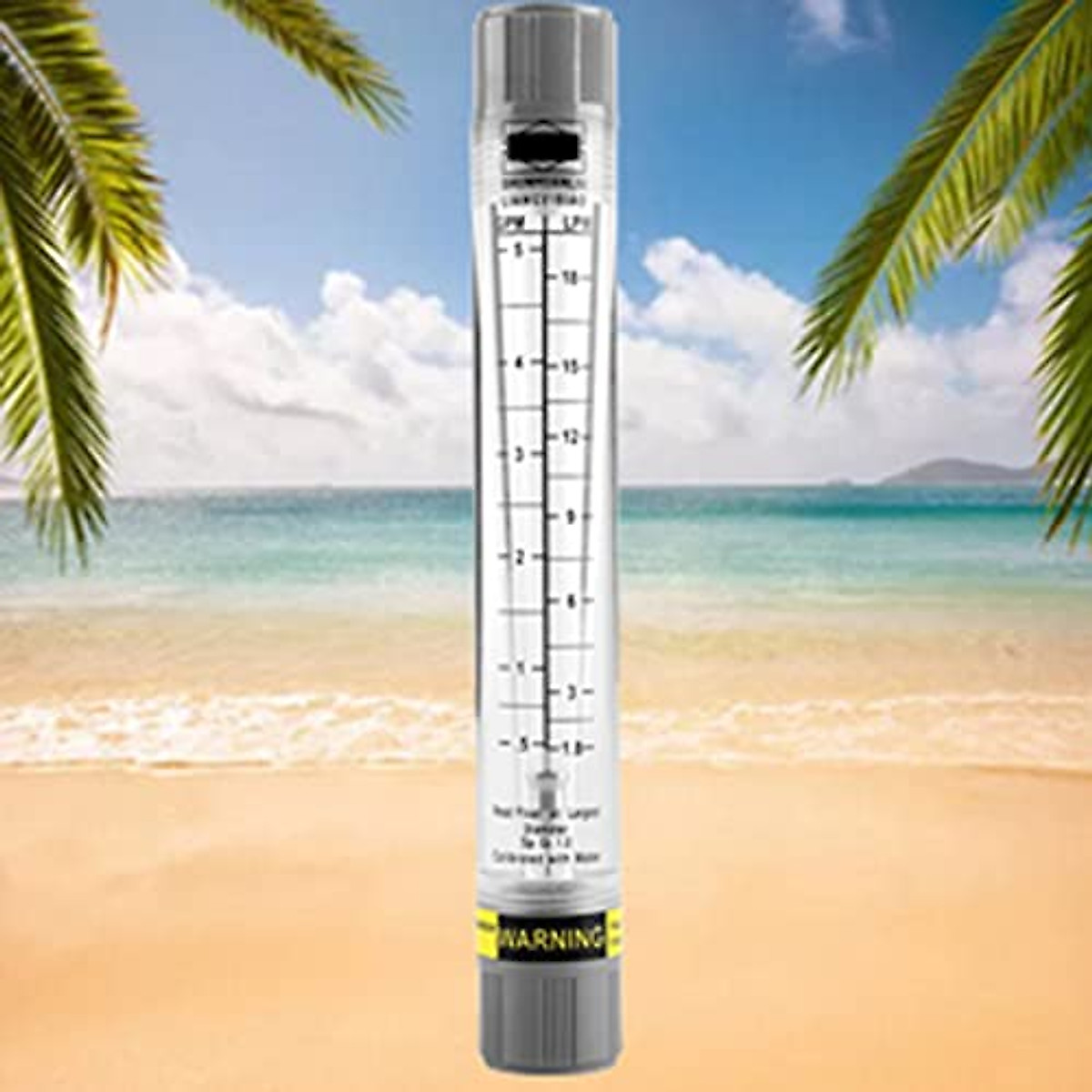 Water Flow Meter,Ozgkee Flow Meter Tube Type Flow Meter for Liquid Pipeline Flowmeter 0.5‑5 Gpm / 1.8‑18 Lpm Flow Meter Water