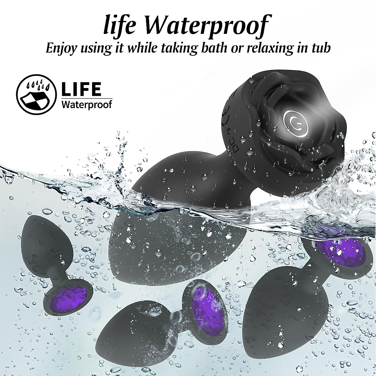 Anal Plug Sex Toys Vibrator - 4Pcs Vibrating Butt Plug Remote Control Vibrators with 10 Vibrating Rotating Modes, Adult Sex Toys & Games for Woman Men Couples Anal Vibrator Prostate Massager Red blcak