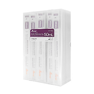 PEKYBIO Polystyrene Serological Pipettes Individually Wrapped Sterile Plastic Graduated Pipette 50ml, Pack of 50