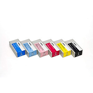 Epson DiscProducer PP-100 Ink Cartridge 6 Color Set in Retail Packaging