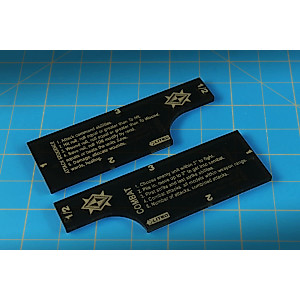 LITKO 3-inch Fight Gauge | Combat Movement | Compatible with Warhammer Age of Sigmar 3rd Edition (Translucent Grey)