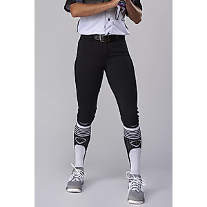EvoShield Women's Standard FX Game Pant, Black, Medium