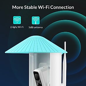 NETVUE Birdfy Lite - Smart Bird Feeder with Camera, Bird Watching Camera, Auto Capture Bird Videos & Motion Detection, Wireless Camera Ideal Gift for Bird Lover