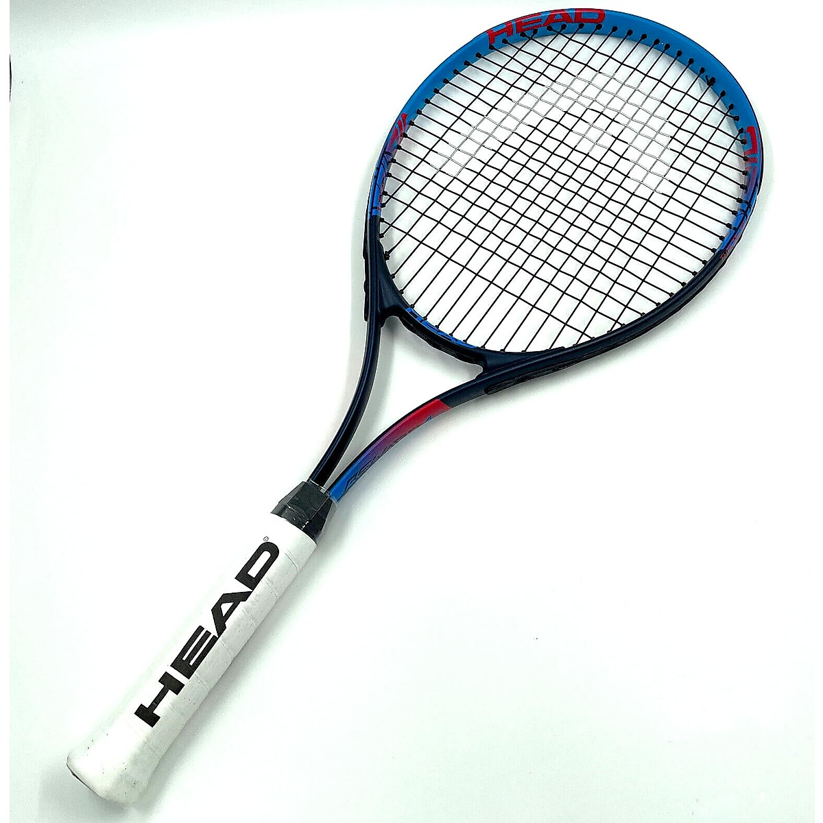 HEAD Ti. Reward Tennis Racket - Pre-Strung Head Light Balance 27 Inch Racquet - 4 3/8 In Grip, Blue/Black