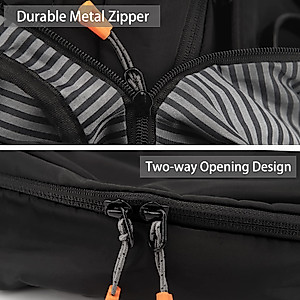 SARHLIO 17.7" Laptop Backpack for Men Women College Upgraded with Metal Zipper Bookbag with USB Charging Port Fits 15.6" Laptop Water Resistant Large Casual Daypack for School Travel Business (BPK20C)