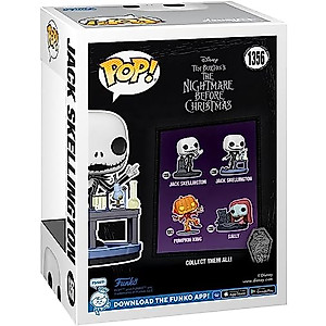 POP Disney: The Nightmare Before Christmas 30th Anniversary - Jack Skellington Lab Funko Vinyl Figure (Bundled with Compatible Box Protector Case) Multicolored 3.75 inches