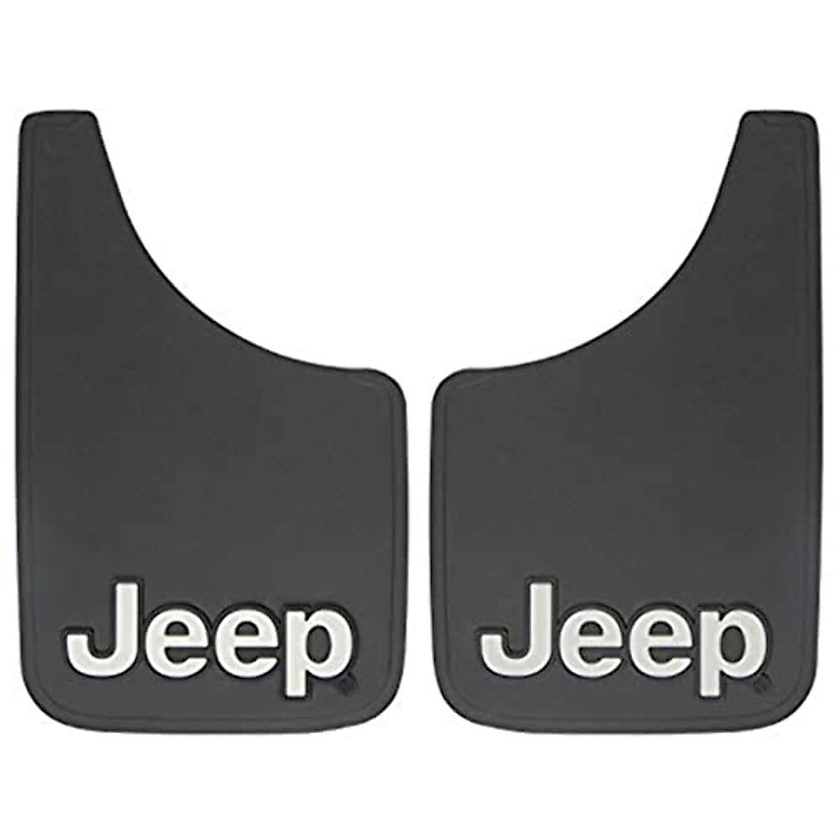 PLASTICOLOR Jeep 9x15 Mud Guards, 9" x 15" Mud Guards (000491R01)