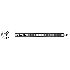 Simpson Strong Tie S6SND1 Siding Nail, 6D X 2 in, 0.095 in Shank, 304 Stainless Steel, 2&quot