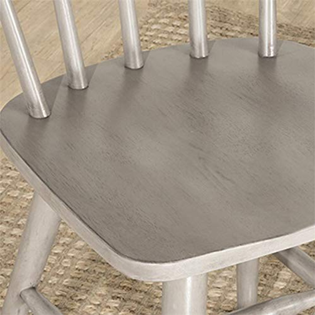 Hillsdale Furniture Hillsdale Mayson Spindle Back, Set of 2 Dining Chair Gray