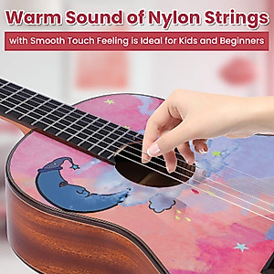 Gotar tone Professional Classical Guitar 36 Inch Full Size Nylon Strings Acoustic Guitar with Thickened Gig Bag and Solid Wood Pedal for Beginners Teens Kids ChildrenProfessional