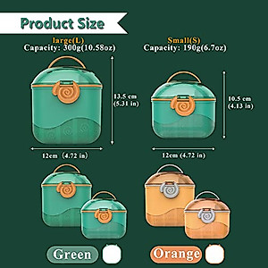 WAN-WAN Baby Formula Dispenser on The go, Milk Powder Formula Container for Travel