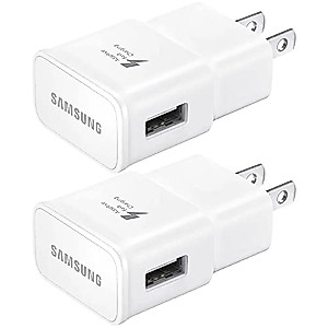 Original Samsung Adaptive Fast Charging Wall Adapter for Galaxy Galaxy S8 S9 Plus Note 8 (2 PACK)