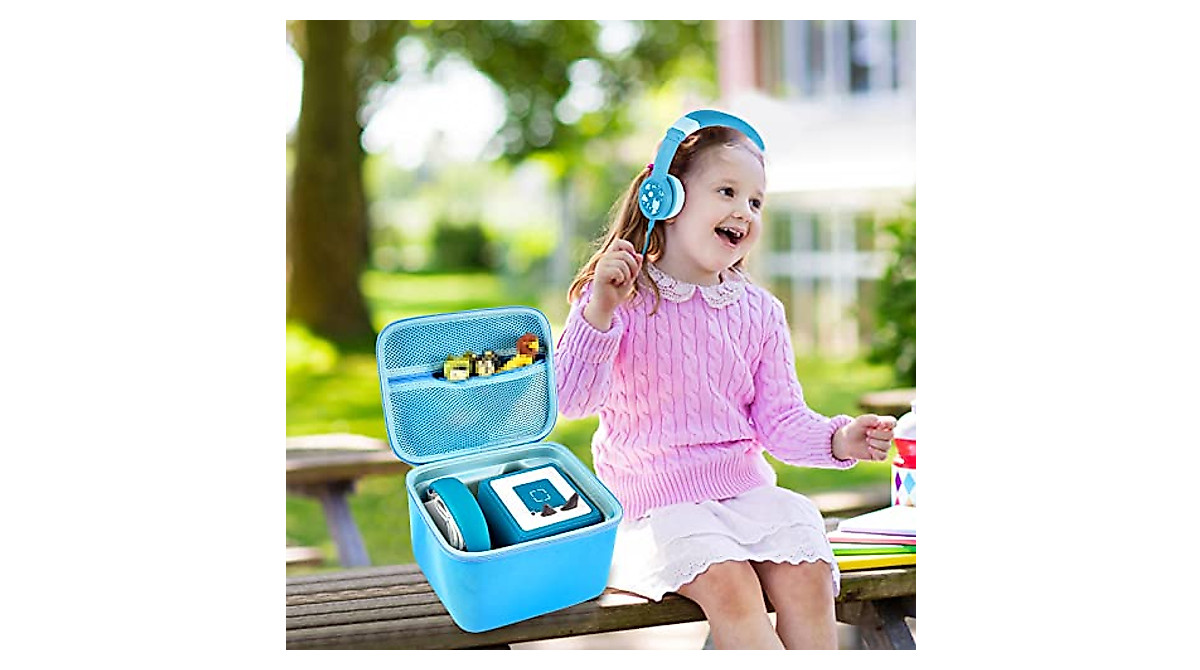 Toniebox Starter Set Storage Case - Blue Carrying Holder