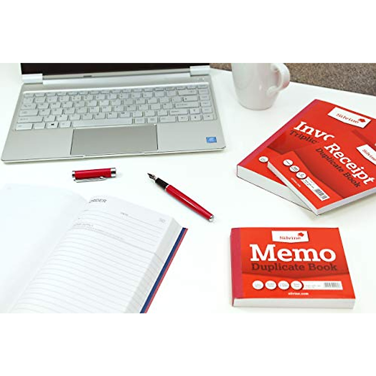 Silvine Triplicate Memo Book - Numbered 1-100 with Index Sheet (210 x 127mm) [Pack of 6]