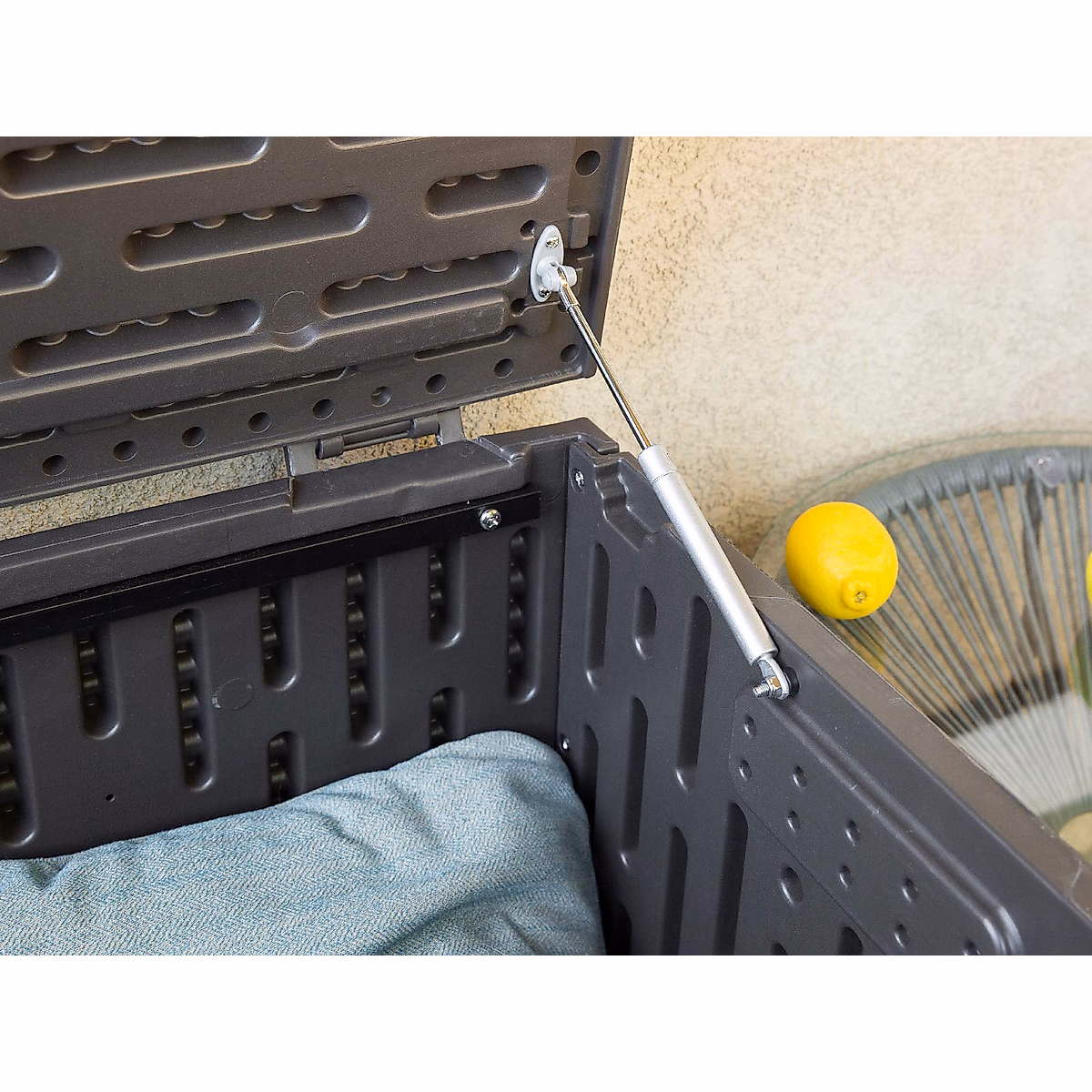 Barton Deck Box 130 Gallon Outdoor Patio Storage Bench Shed Cabinet Container Furniture Pools Yard Tools Porch Backyard