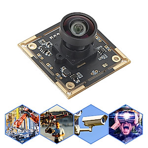 HD Camera Board, Dual Digital Microphone Manual Camera Module 5MP PS5520 Chip 125° Field of View for Computer