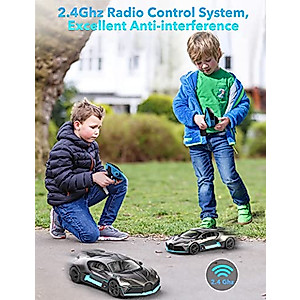 MIEBELY Bugatti Divo Remote Control Car, Rechargeable High Speed Toy Car 12km/h Officially Authorized Model Car 2.4Ghz Vehicle Racing Hobby Rc Car Children, Adults with LED Lights Birthday Gift