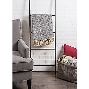 DII Diamond Throw Collection Cotton Woven, 50x60, Nautical Blue