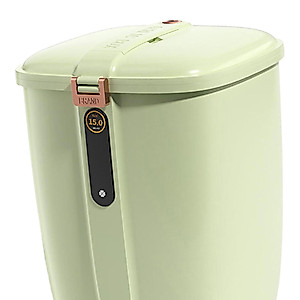Fenteer Rice Storage Container, Food Grain Box Bin Dispenser Bucket, Leakproof Lid Rice Grain Bucket, Cereal Flour Bin for Dry Food, for 15KG