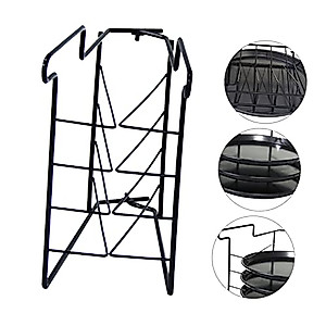 Cabilock Roasting Pan Food Platter Tray Display Dish Display Stand Pizza Pan Rest Food Plate Rack Oven Rack for Baking Hot Pot Serving Rack Pizza Plate Dish Rack Iron Vegetable Cold Dish