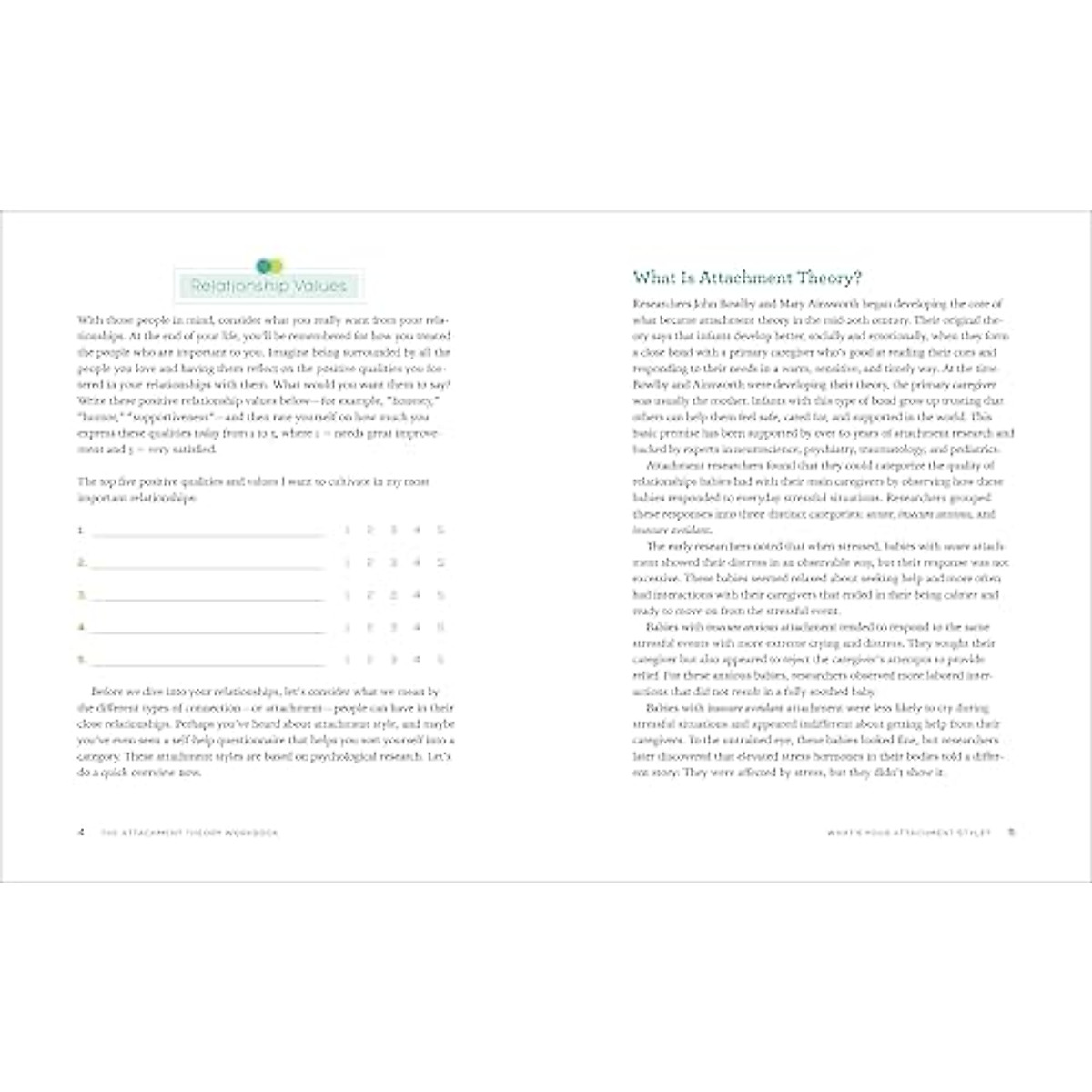 The Attachment Theory Workbook: Powerful Tools to Promote Understanding, Increase Stability, and Build Lasting Relationships (Attachment Theory in Practice)