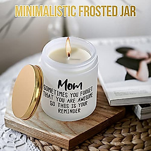 Mothers Day Gifts for Mom from Daughter Son, Birthday Gifts for Mom, Funny Relaxing Inspirational Gifts for Mom, Lavender Scented Candles 7oz