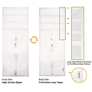 HOOMEE Air Lock For Portable Air, Flexible Size, Max 14x91 Inch