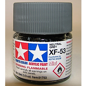 TAMIYA 81753 Acrylic Mini XF53 Neutral Gray 1/3 oz