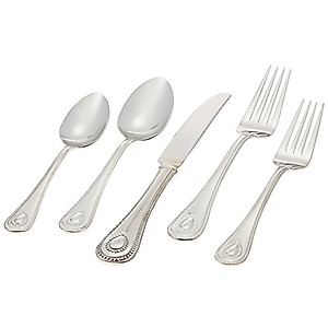 Lenox 829739 French Perle Flatware Set, 11.30 LB, 65-Piece
