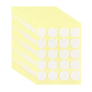 240 PCS Double-Sided Candle Wick Stickers, Heat-Resistant Candle Stickers with The Little ‘‘Tail’’, Adhere Steady in Hot Wax Stickers for Candle Making