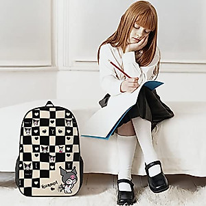 Hfixkva Cartoon School Backpack with Lunch Box Pencil Case Kids Backpack Travel Backpack for Girls Boys Gifts