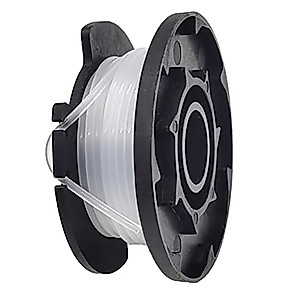 QUASION Weed Eater String for Hyper Tough HT-19-401-003-06 & HT-19-401-003-07,String Trimmer Line 0.065" 16 Feet,20V Max Weed Eater Spool Replacement,6 Pack