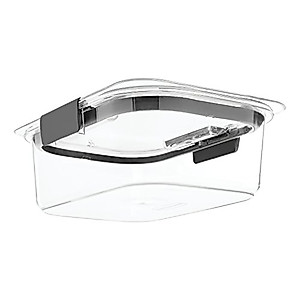 Rubbermaid Brilliance Food Storage Container, Medium, 3.2 Cup, Clear 1991156