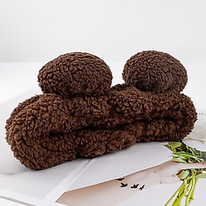 YISSION 2PCS Bear Ears Spa Headband No Slip Head Band for Face Wash Makeup Skincare Facial Headband Elastic Hair Band Carol Fleece Headbands for Women Girls (White Coffee)