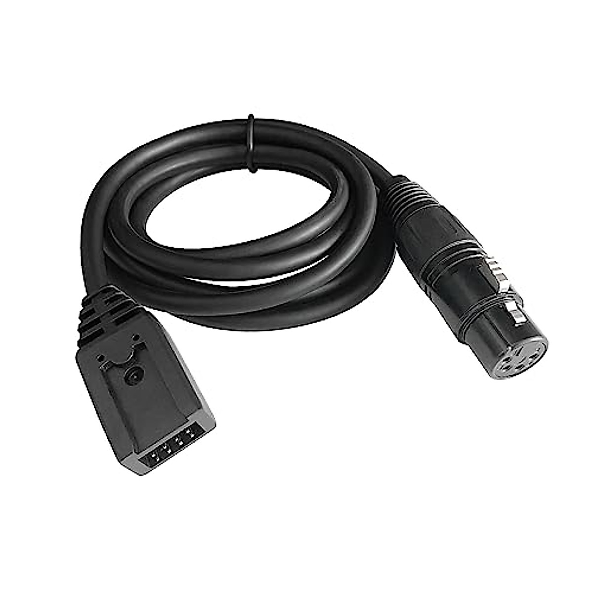 XLR Connector Headset Cable for Clear-Com CC-110-X4(5ft), Interchangeable Microphone Headphone Wire for Clear-Com CC-110 CC-300-X4 CC-220-X4 CC-400-X4 Headsets, 4 Pin XLR Female Adapter Cord(1 Pack)