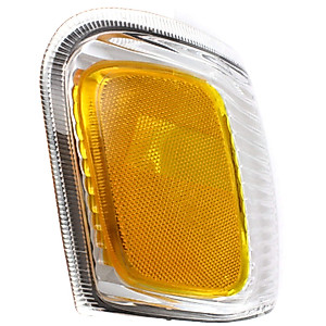 Evan Fischer Corner Parking Light Lamp Set Compatible with 2001-2005 Ford Explorer Sport Trac, Fits 2001-2003 Explorer Sport, FO2521164 FO2520164 Driver and Passenger Side