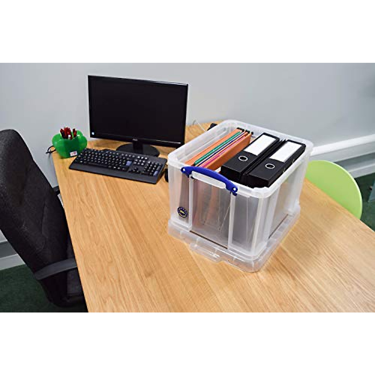 Really Useful Storage Box 35 Litre Clear in Card Ref 35CCB