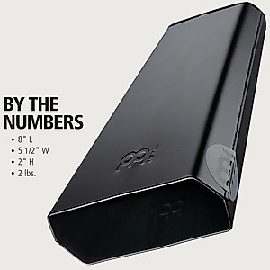 Meinl Percussion Handheld Bongo Cowbell, 8" Powder Coated Steel — NOT Made in China — Medium Pitch, 2-Year Warranty (BCOB)