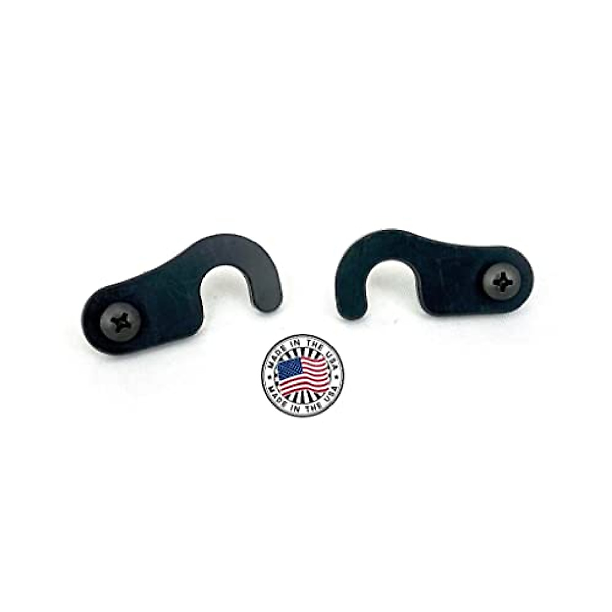 TACCOM Sun Visor clips (2) compatible for Jeep 2018 and newer JK, JL, JT Gladiator and Wrangler- PATENT PENDING