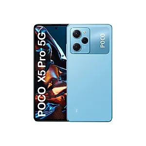 Xiaomi Poco X5 PRO 5G + 4G Volte Global Unlocked 256GB + 8GB GSM 6.67" 108 mp Triple Camera (ONLY Tmobile Mint Tello USA Market) + (Car Fast Car 51W Charger Bundle) (Blue)