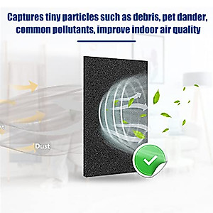 Wintcomfort Cut to Fit Foam Pad Pre Filter, Air Purifiers Filter Replacement, Compatible with Most Air Conditioner, Trash Cans, Dehumidifier, 39 x 16 inch, 1 Pack