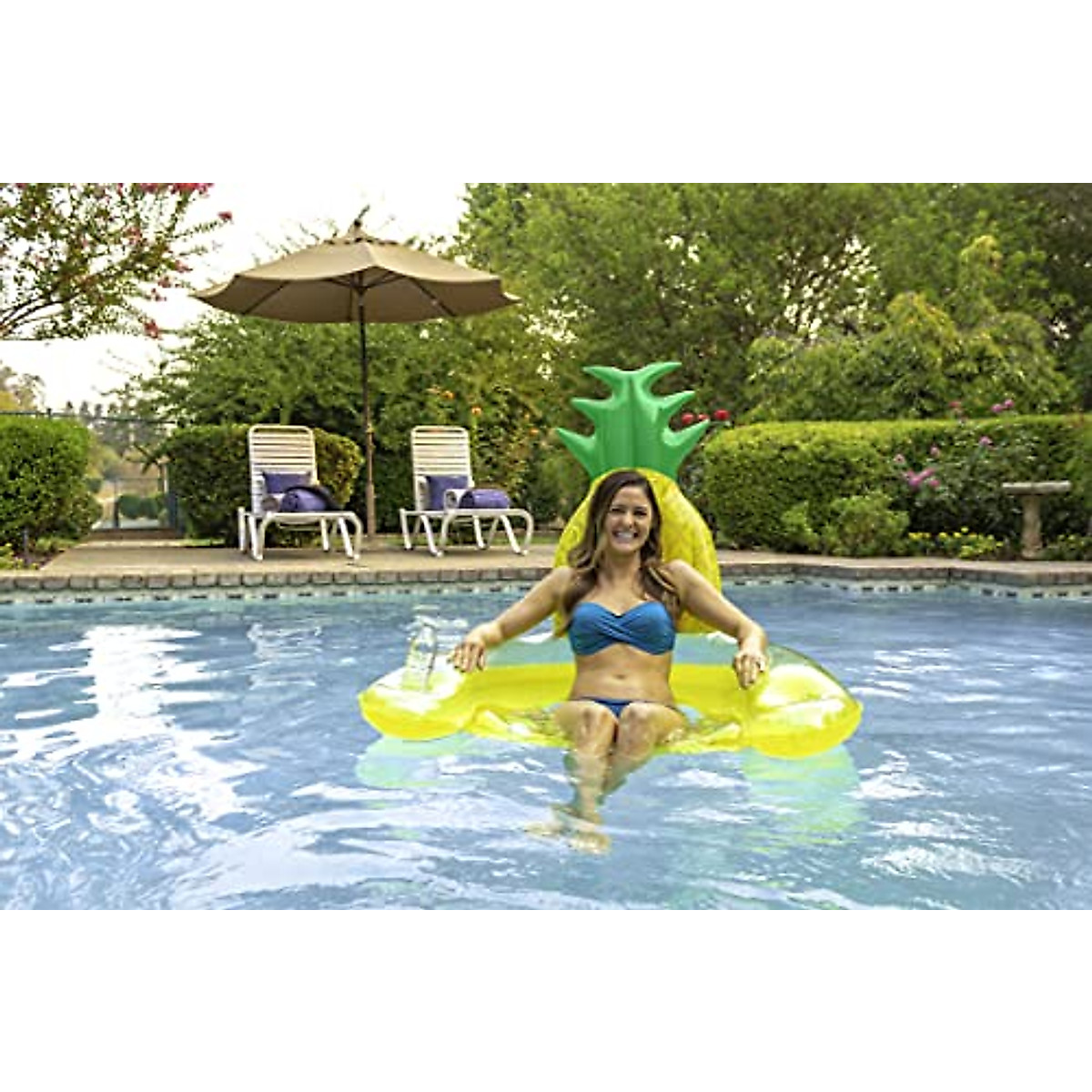 Poolmaster Swimming Pool Float Sling Water Chair, Pineapple