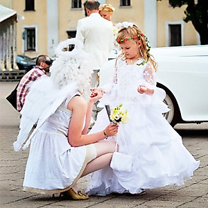 Awpeye 18PCS Multicolor Flower Crown Floral Wreath Headband Floral Crown Garland Headpiece Wedding Festival Party