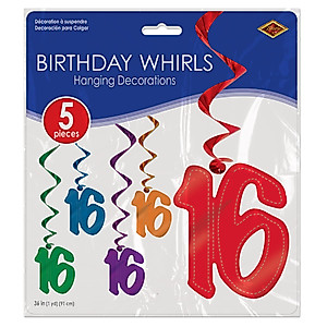 16 Whirls (asstd colors) (5/Pkg)