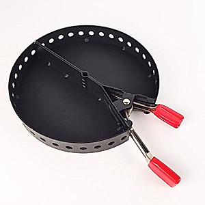 CampMaid Charcoal Holder - Durable Charcoal Basket for Outdoor Grill or Camp Kitchen Equipment - Charcoal Container & Adjustable Heat Source - Grill Basket for Outdoor Cooking - Grill Accessories