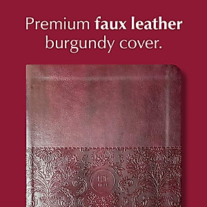 The Passion Translation New Testament, Burgundy, Large Print (Faux Leather) – In-Depth Bible with Psalms, Proverbs, and Song of Songs, Makes a Great Gift for Confirmation, Holidays, and More