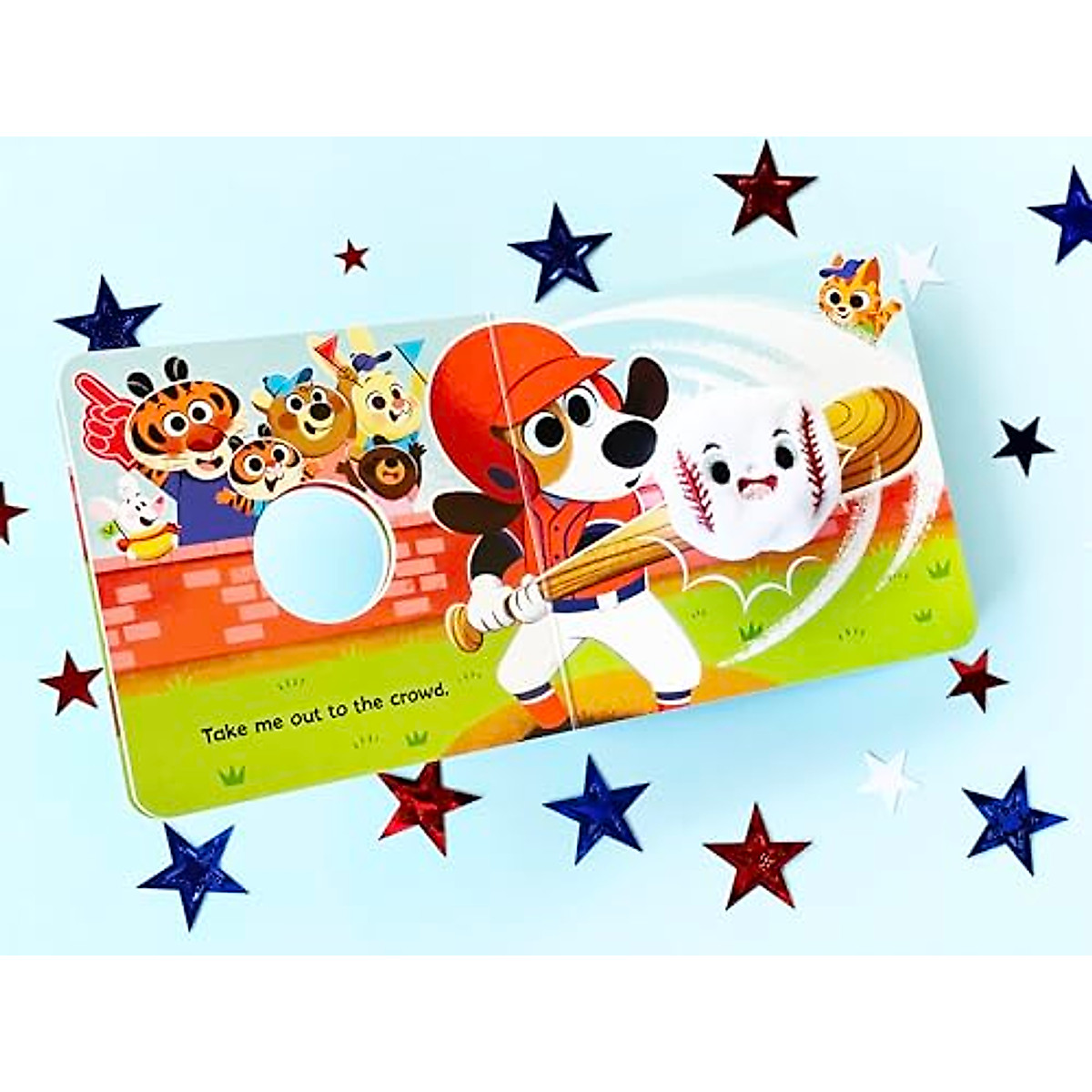 Baseball! Children's Finger Puppet Board Book for Babies and Toddlers
