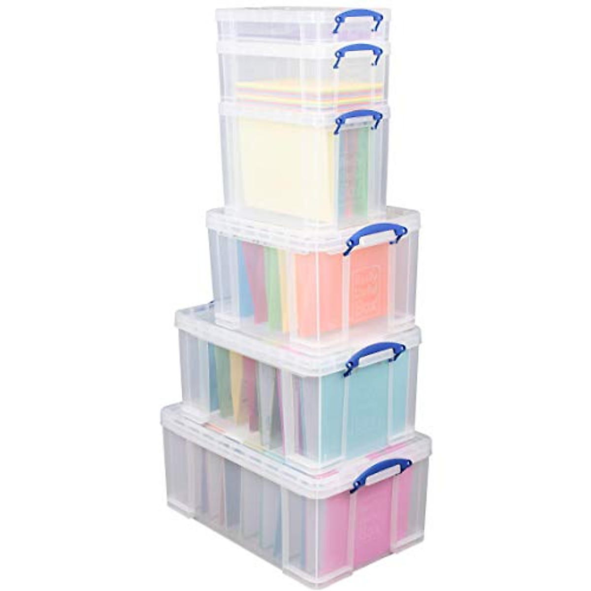 Really Useful Storage Box 35 Litre Clear in Card Ref 35CCB