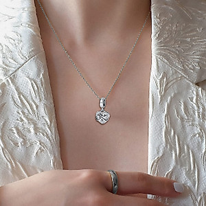 QeenseKc My Best Friend Friendship Charm Heart Infinity Bead for Pandora Bracelet (Aut-173_Fri)