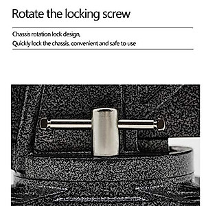 LEISHENT Bench Vise Heavy-Duty Utility Combination Pipe and Bench Vise,Ball Milled cast Iron Material,6inch